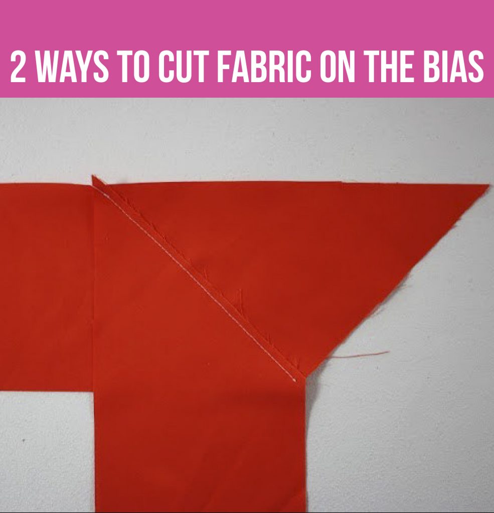 VIDEO: 2 Ways to Cut Fabric on the Bias - Sew Sweetness
