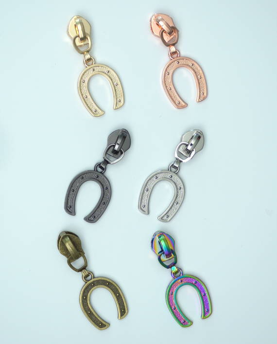 #5 Horse Shoe Zipper Pulls - Sew Sweetness