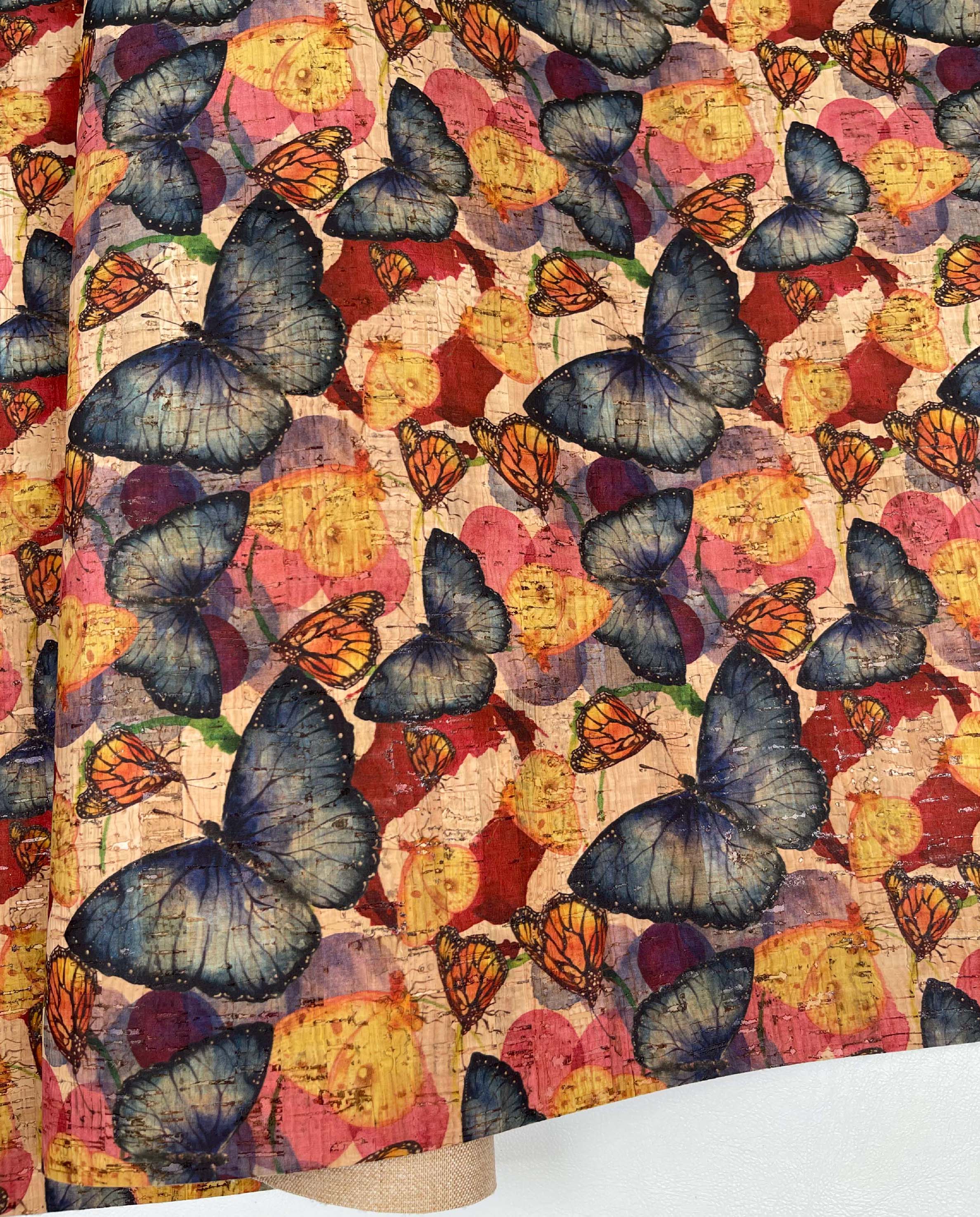 Cork Fabric - Monarch - Sew Sweetness