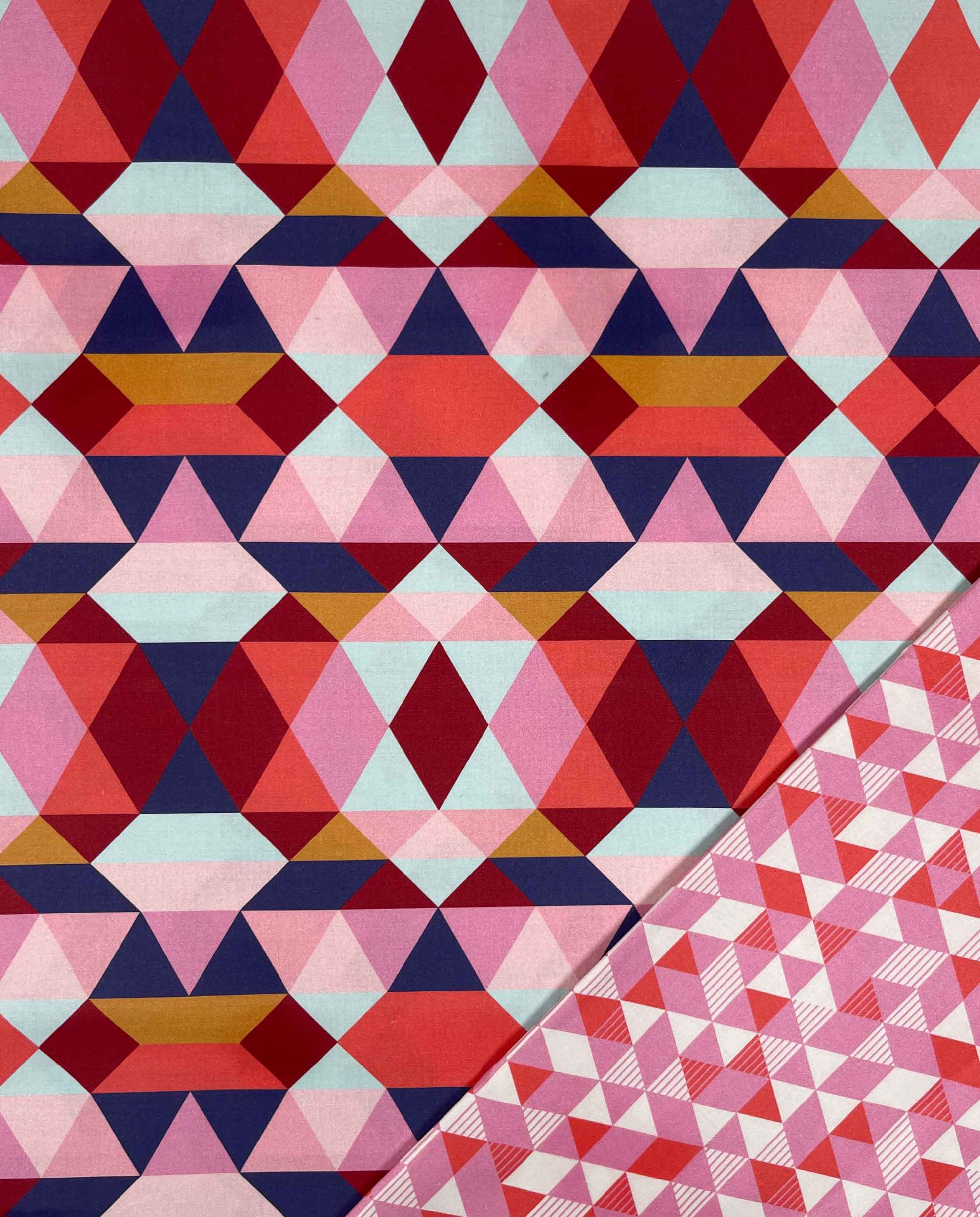 Bag Pack - Pink Triangles - Sew Sweetness