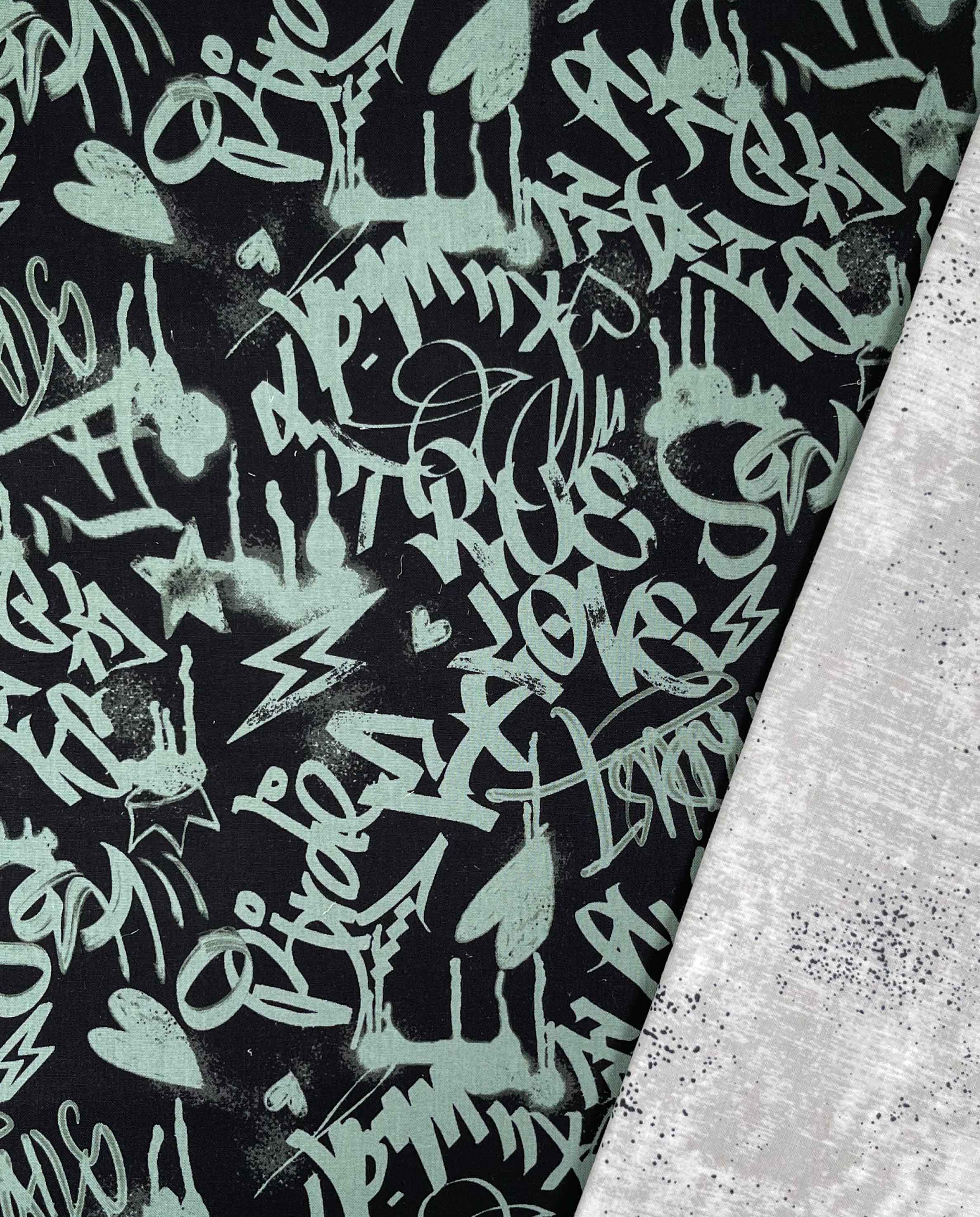 Bag Pack - Green Graffiti - Sew Sweetness