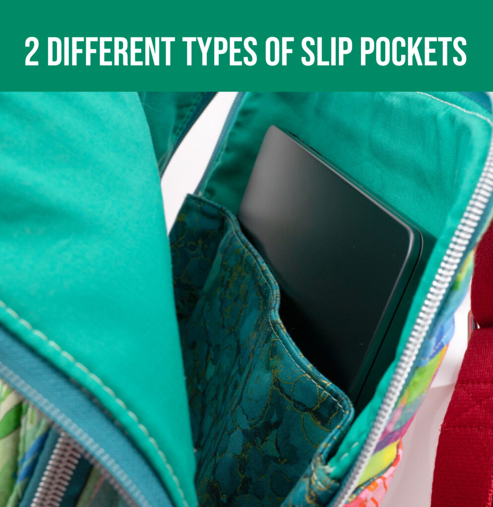 Bag Lab - 2 Types of Slip Pockets - Sew Sweetness